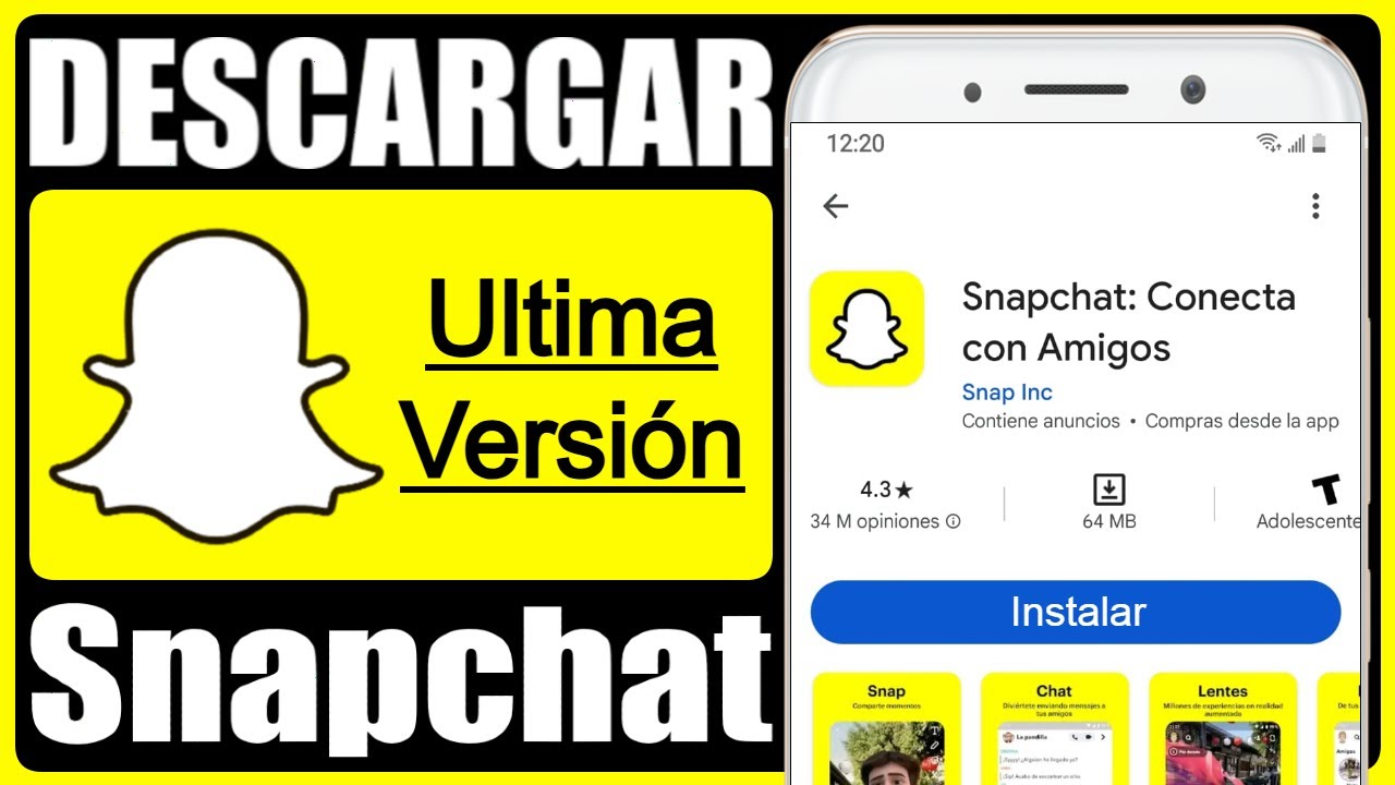 Cómo Descargar e Instalar Snapchat en tu Celular 2025 📲 ¡Diviértete con ...