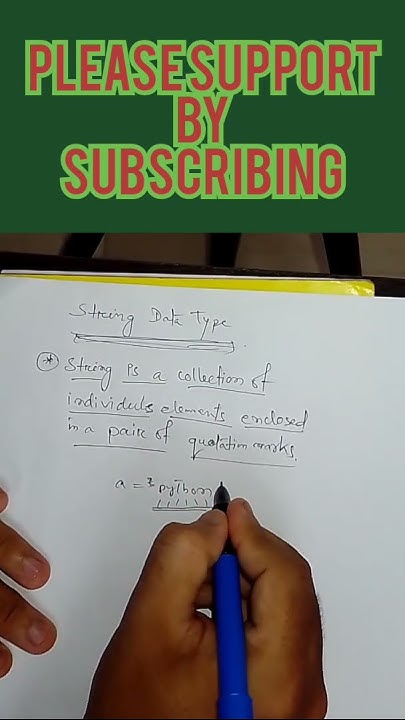 String Data Type In Python In Hindi Python By Asad Shorts Youtubeshorts Programming