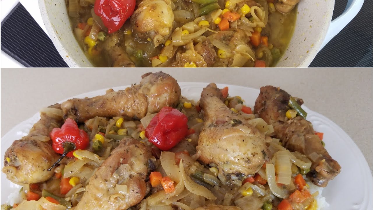 YASSA POULET RECETTE SÉNÉGALAIS / CHICKEN YASSA SENEGALESE RECIPE - YouTube