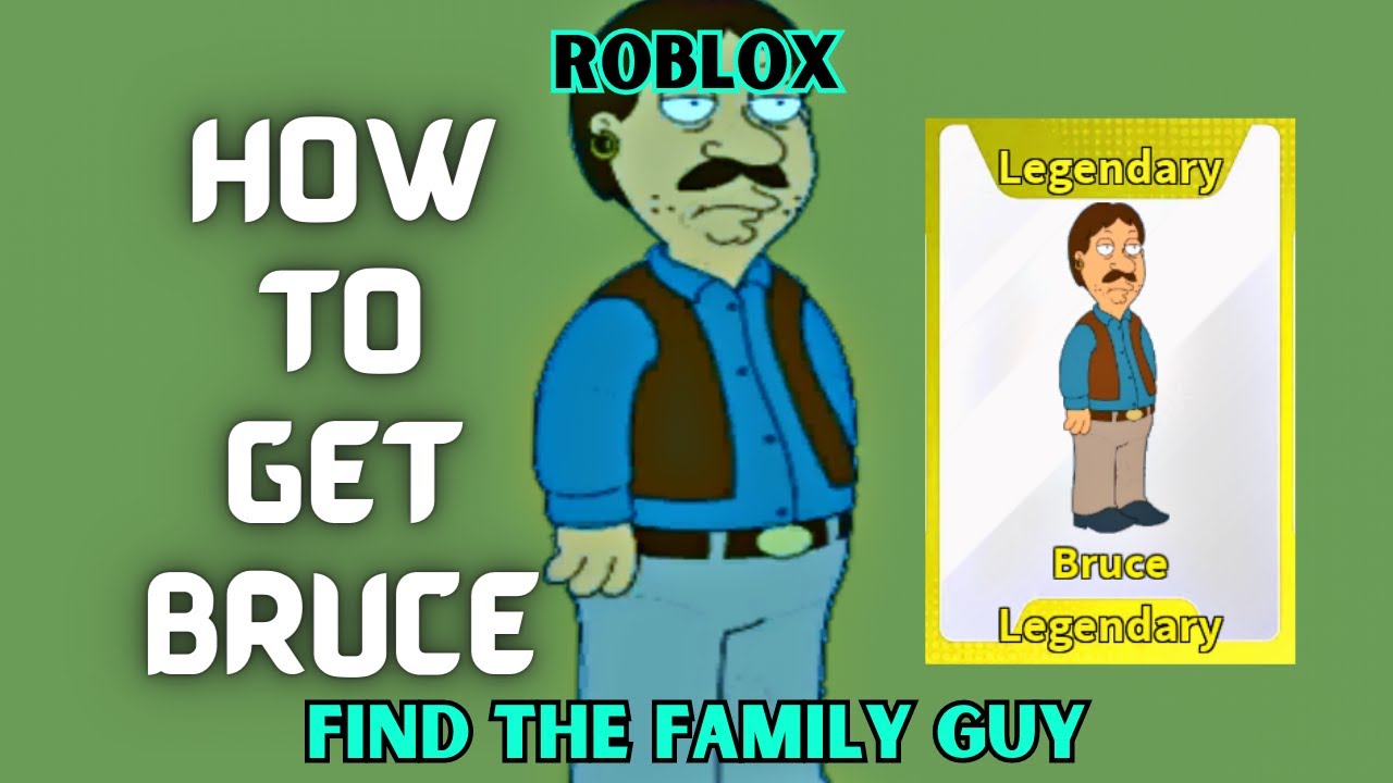 How To Find Bruce In Find The Family Guy Characters Roblox - YouTube
