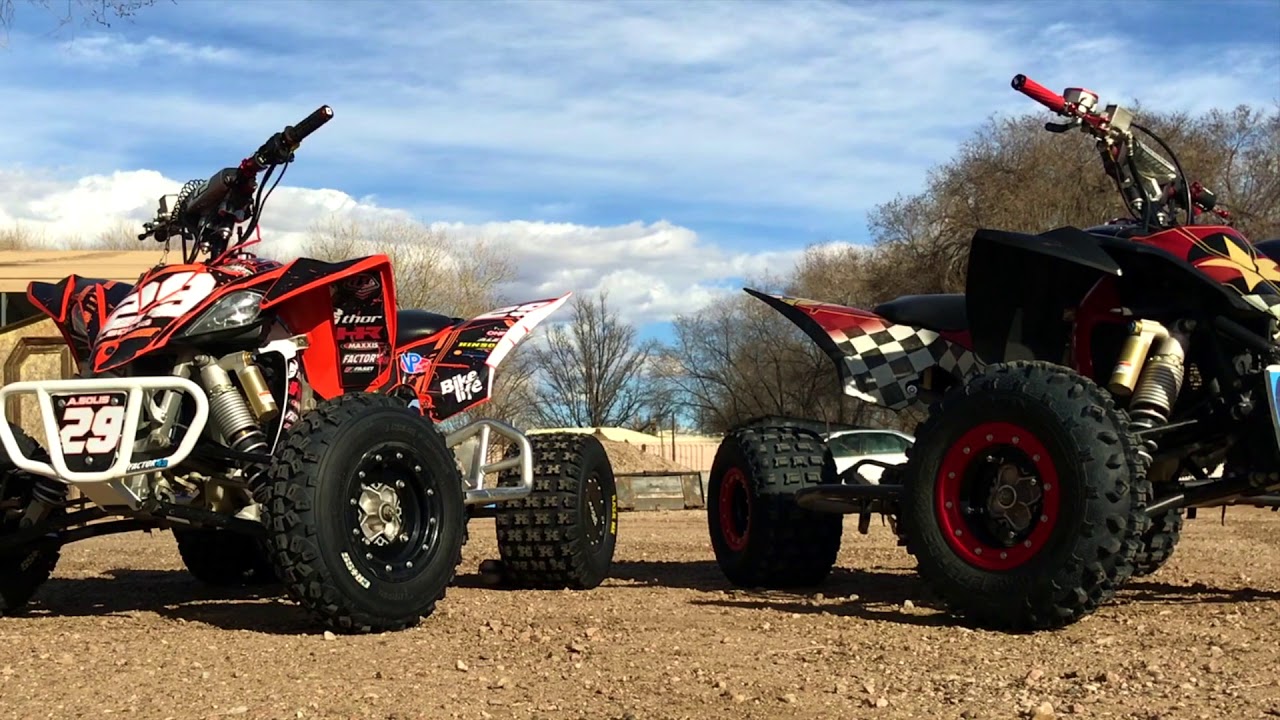 race ready YFZ450r fully modded,built - YouTube