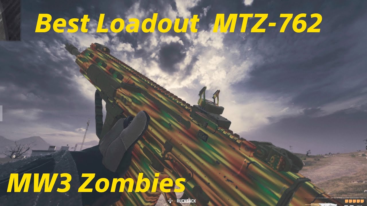 Best Loadout MW3 Zombies Week 8 Battle Rifle MTZ-762 - YouTube