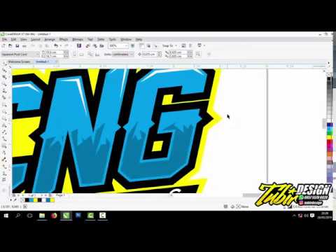 Membuat Logo Racing Dengan CorelDrawx7 - YouTube
