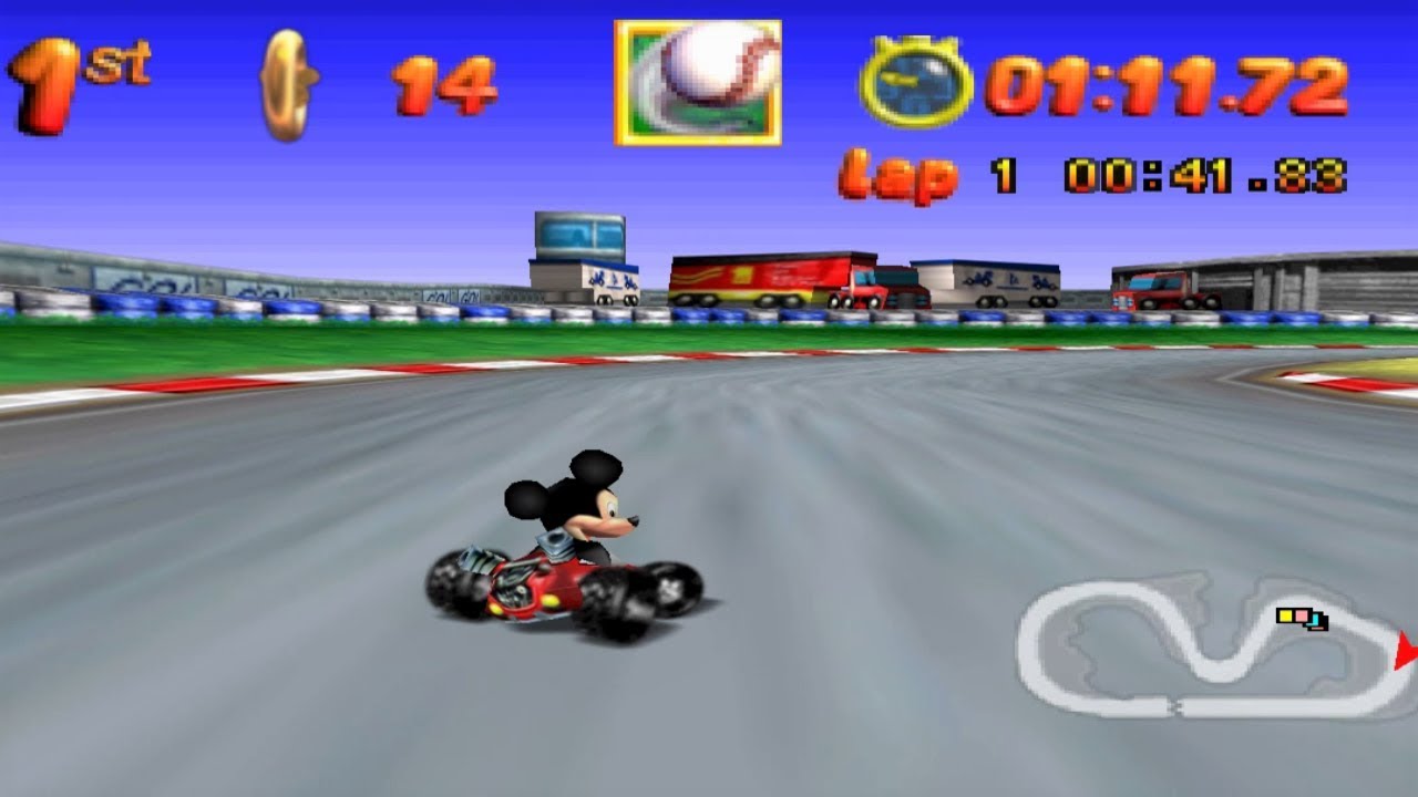 Mickey's Speedway USA - Nintendo 64 Gameplay (720p60fps) - YouTube