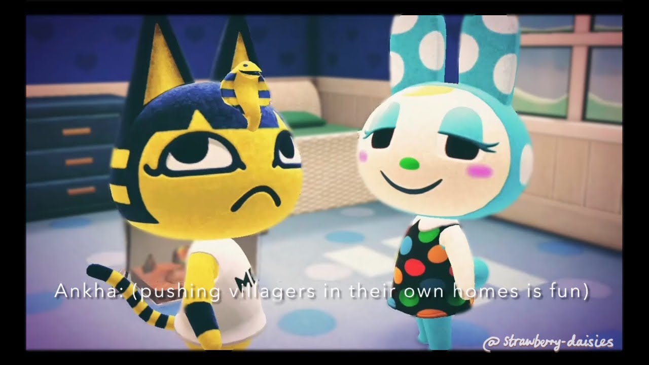 Ankha visits Francine | Animal Crossing New Horizons Villager home ...