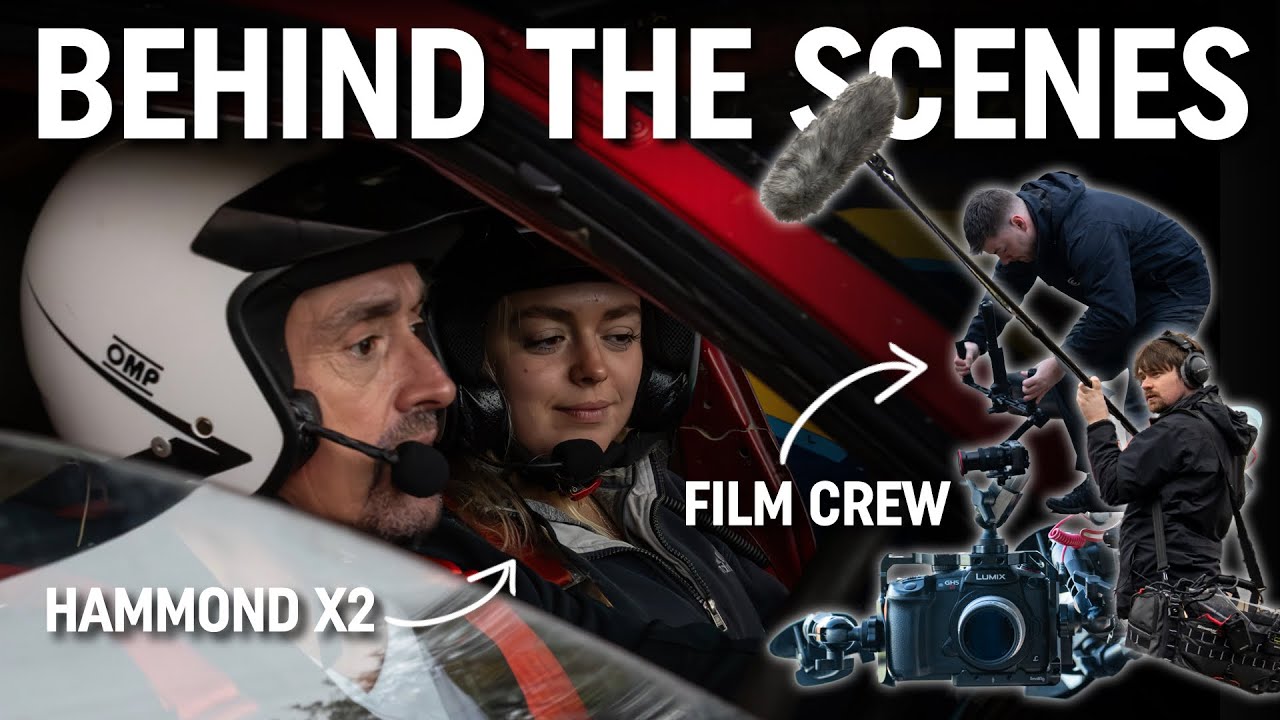 Behind the scenes on our rally shoot with Richard & Izzy Hammond - YouTube