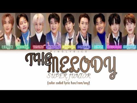 Super Junior 'The Melody' (슈퍼주니어 '우리에게') color coded lyric han/rom/eng