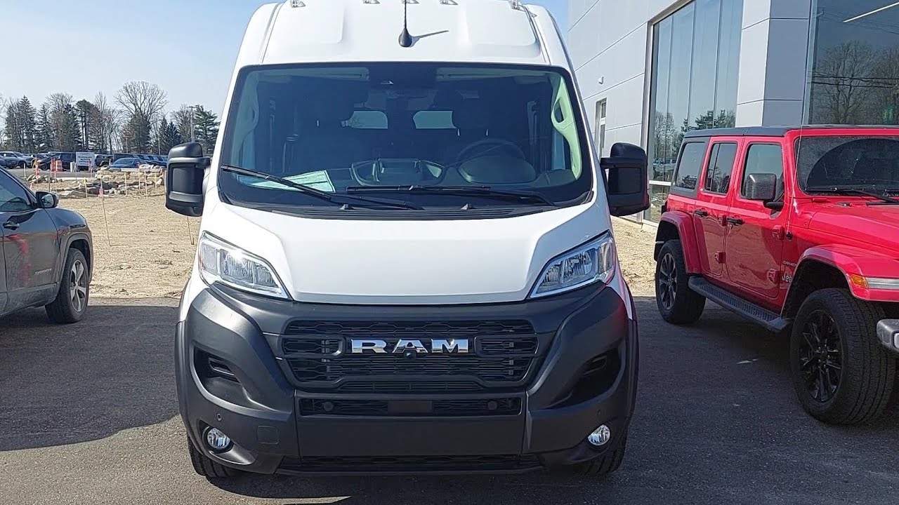 2023 Ram Promaster 3500 high top long wheel base CREW CAB - YouTube