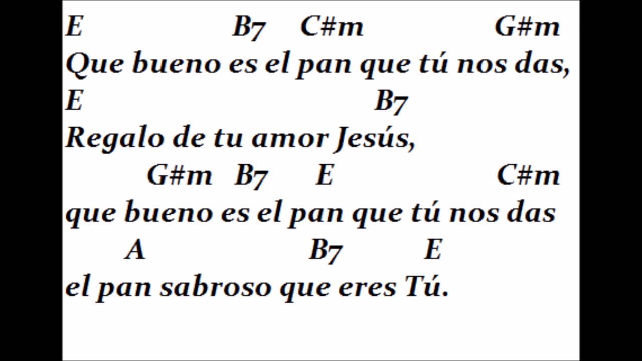 El Pan sabroso Acordes Cesáreo Gabaráin - YouTube
