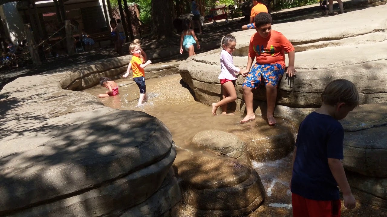 Splash Park Dallas Zoo July 19 - YouTube