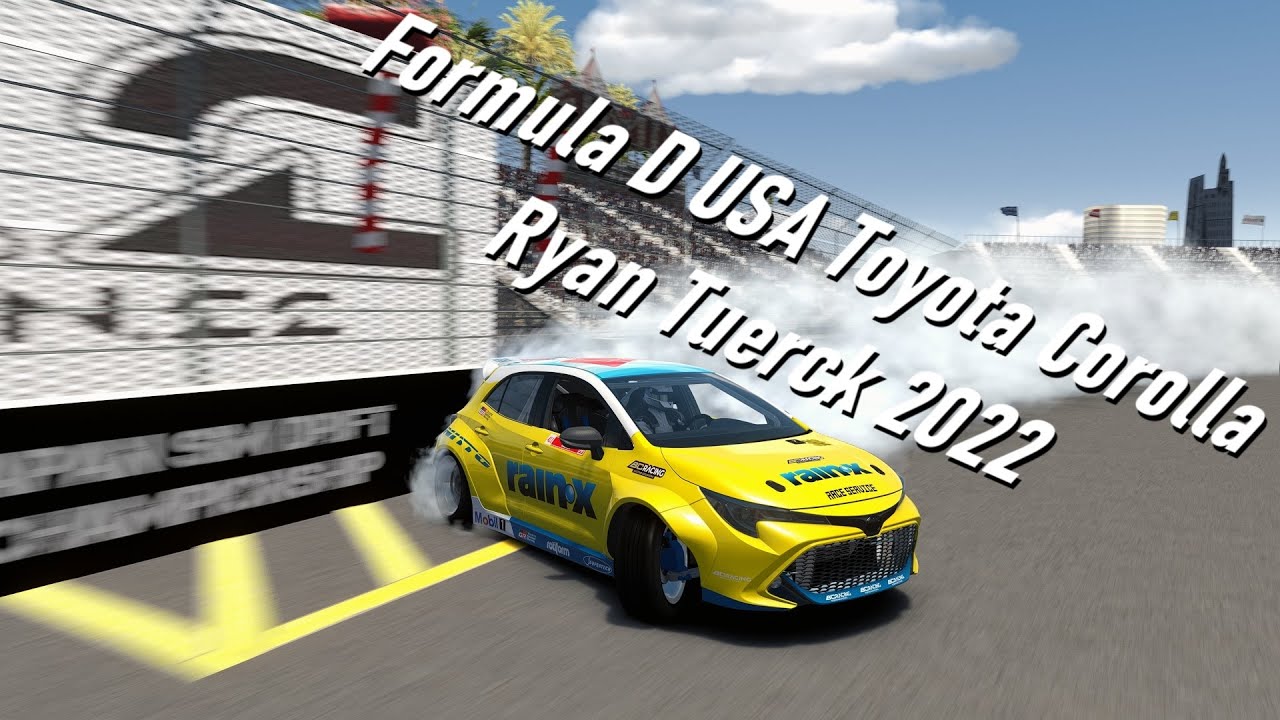 Assetto Corsa | Long Beach | Formula D USA Toyota Corolla Ryan Tuerck ...