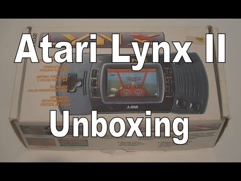 Atari Lynx II Handheld Console Unboxing - YouTube