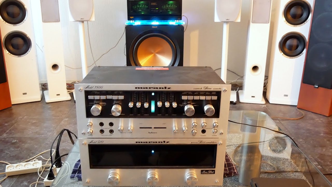 Marantz model 510 and Marantz model 3800 test - YouTube