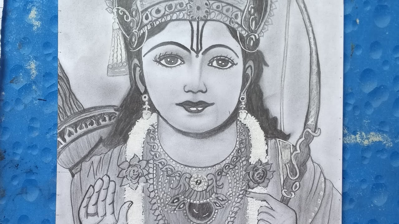 Ram navmi special beautiful, innovative and interesting drawing of Lord ...