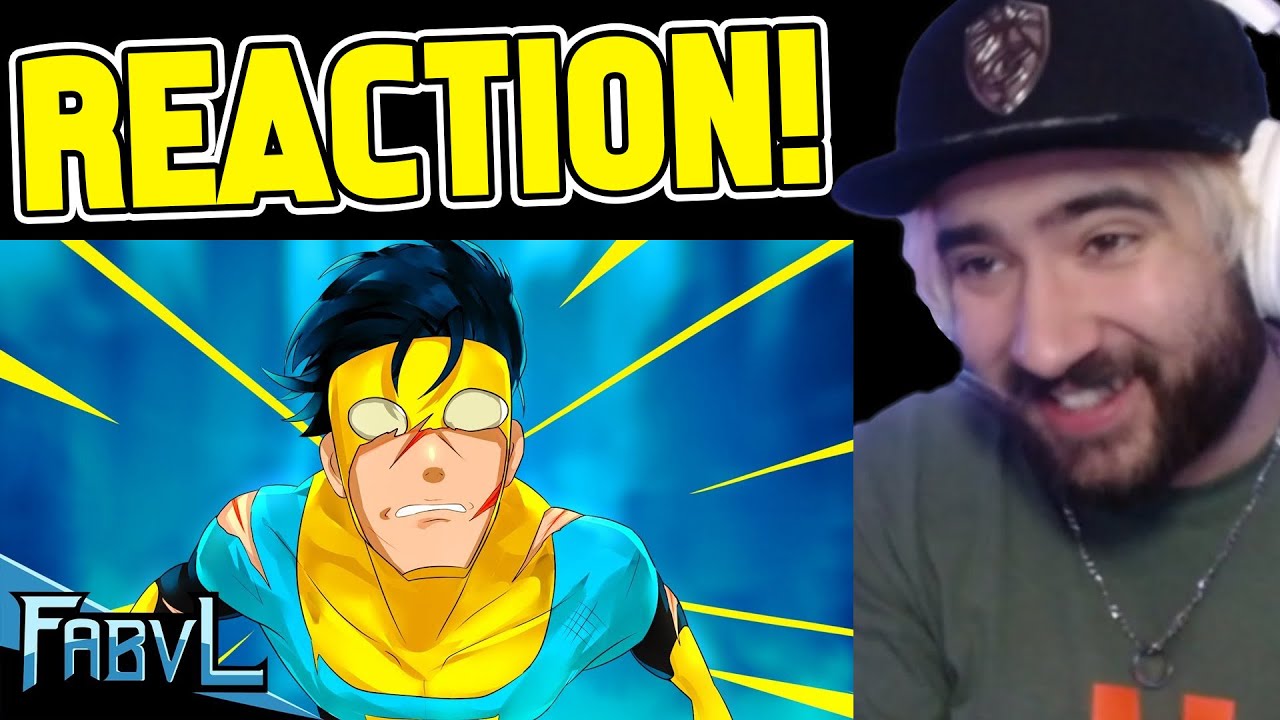 REACTION - INVINCIBLE RAP - “Invincible” | FabvL [Invincible] - YouTube
