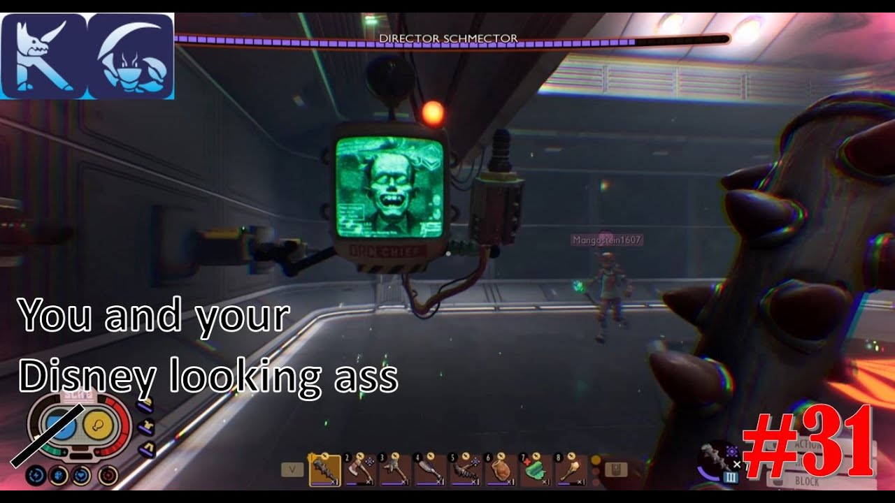 We found a comically Disney looking villain in the mysterious lab ...