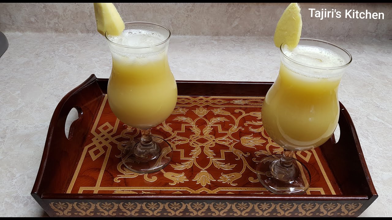 JINSI YA KUTENGENEZA JUISI YA MAEMBE MABICHI NA TANGAWIZI MBICHI /SOUR ...