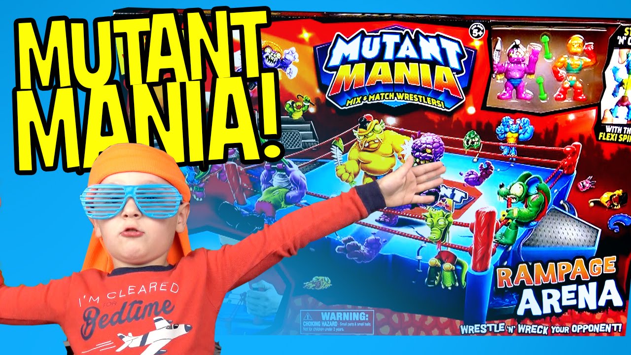 Mutant Mania Rampage Arena Toy Review by KidCity - YouTube