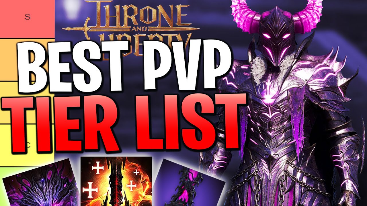 RANKING THE BEST PVP WEAPONS TO PLAY! Throne and Liberty PVP Tier List ...