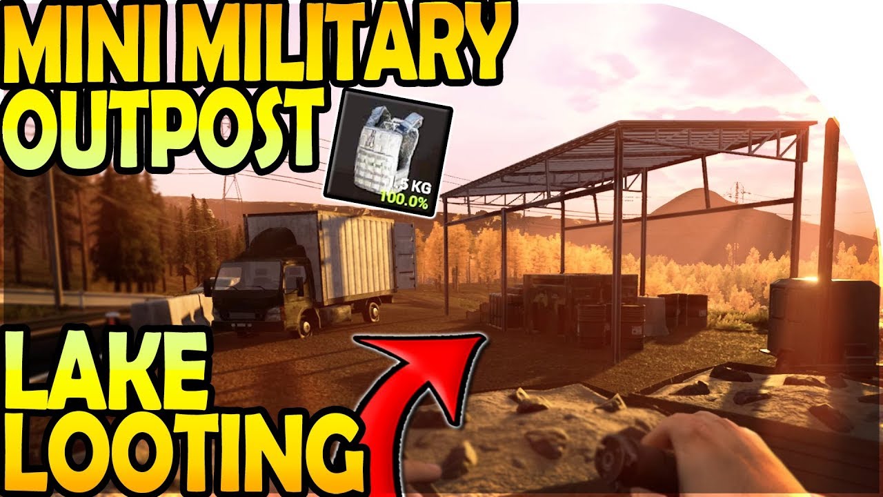 MINI MILITARY OUTPOST + LAKE LOOTING ( Mist Survival Gameplay Part 5 ...