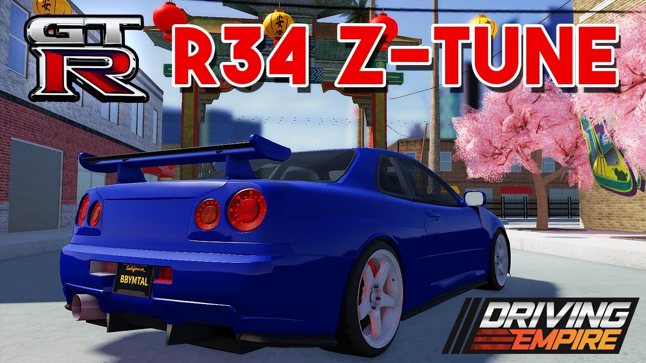 New Nissan Skyline GT-R R34 Z-Tune Review! Japanese Legends Car Pack ...