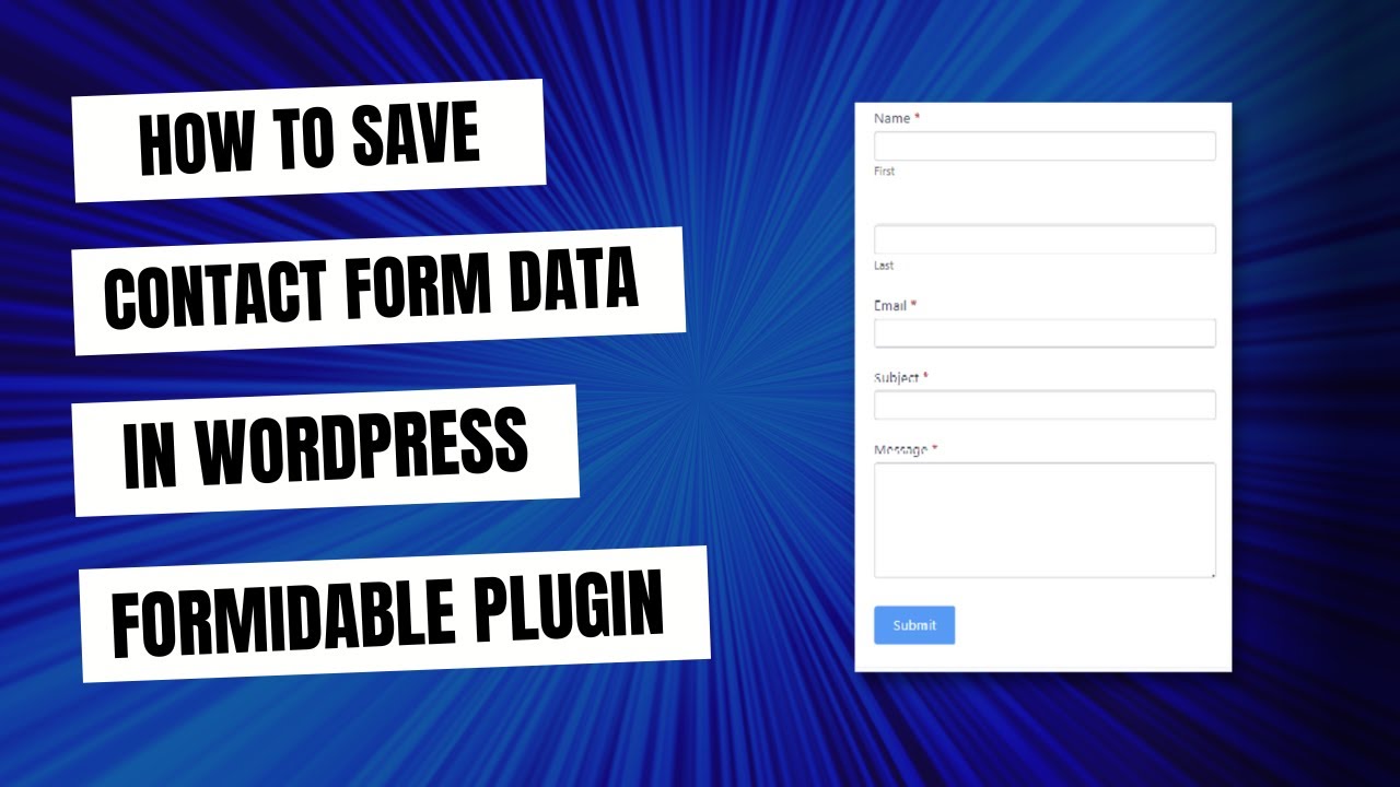 How To Save Contact Form Data In WordPress Website Formidable Plugin how-to-save-contact-form-data-in-wordpress-website-formidable-plugin
