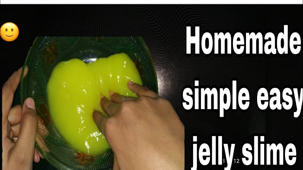 How to make jelly slime without glue at home|| Homemade simple easy ...