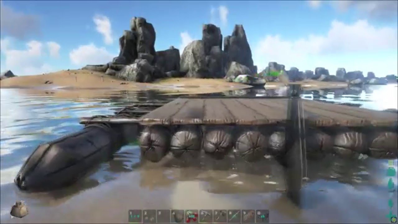 Ark: Survival Evolved Floating Base - YouTube