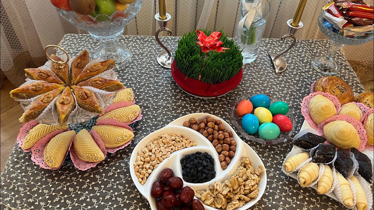 Bayram sufresi.Butun xalqimi Novruz bayrami munasibeti ile tebrik ...