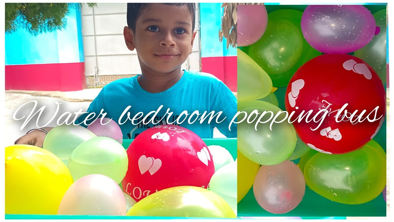 Water Balloons Pop Amazing Popping Balloon Burst And Learning Colour ...