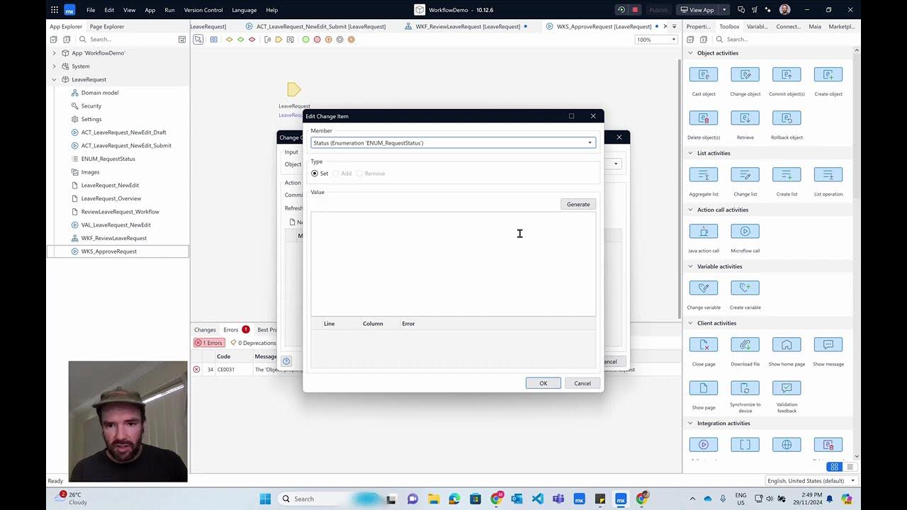 Configure the Mendix Workflow Commons Module and Set Up a Basic ...