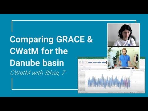 Comparing GRACE and CWatM for the Danube basin, and observing changes ...