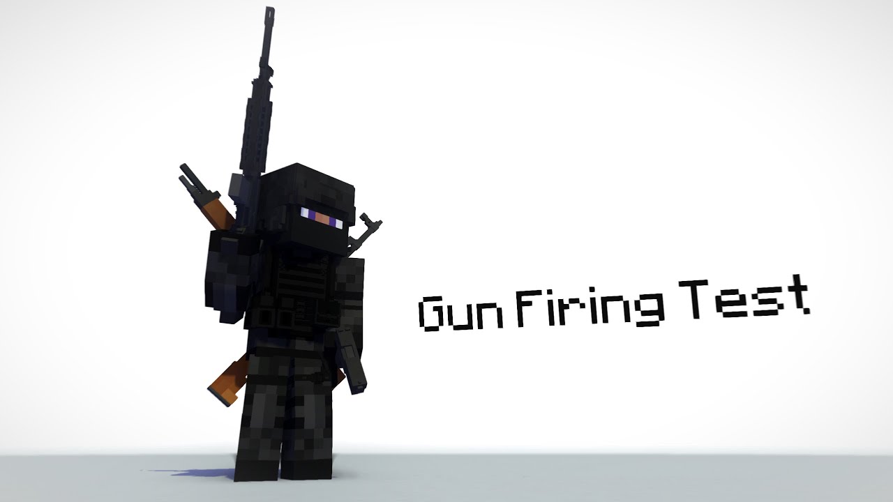 Guns Firing And Reloads (Mine Imator Minecraft Animation) - YouTube