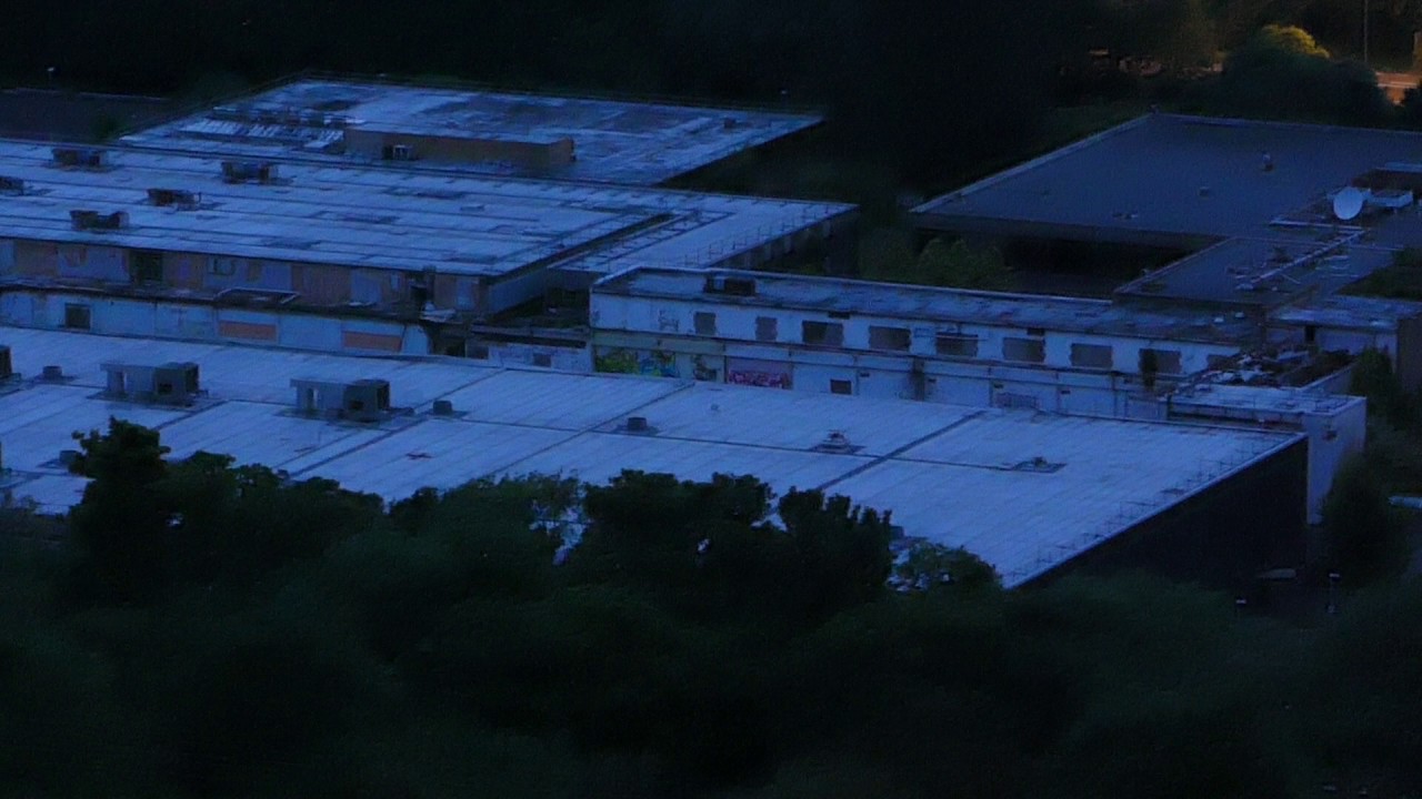 Demolition at former IBM site, Greenock - YouTube