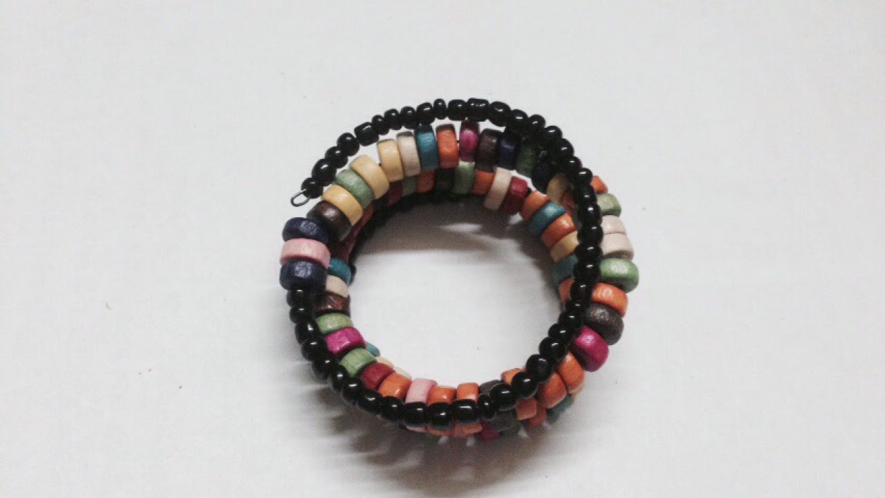 Create a Colorful Beaded Wrap Bracelet - DIY Style - Guidecentral - YouTube