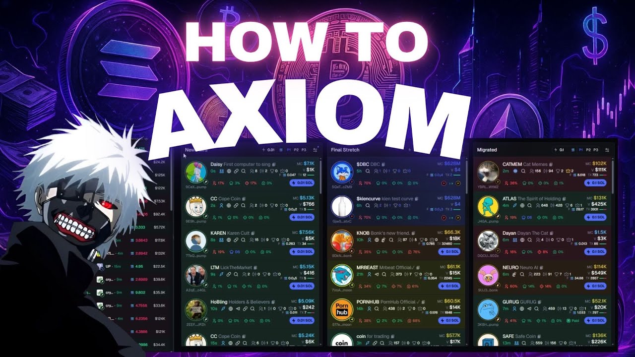 How to Trade Meme Coins on Axiom Pro (Full Guide in 14 Minutes) - YouTube