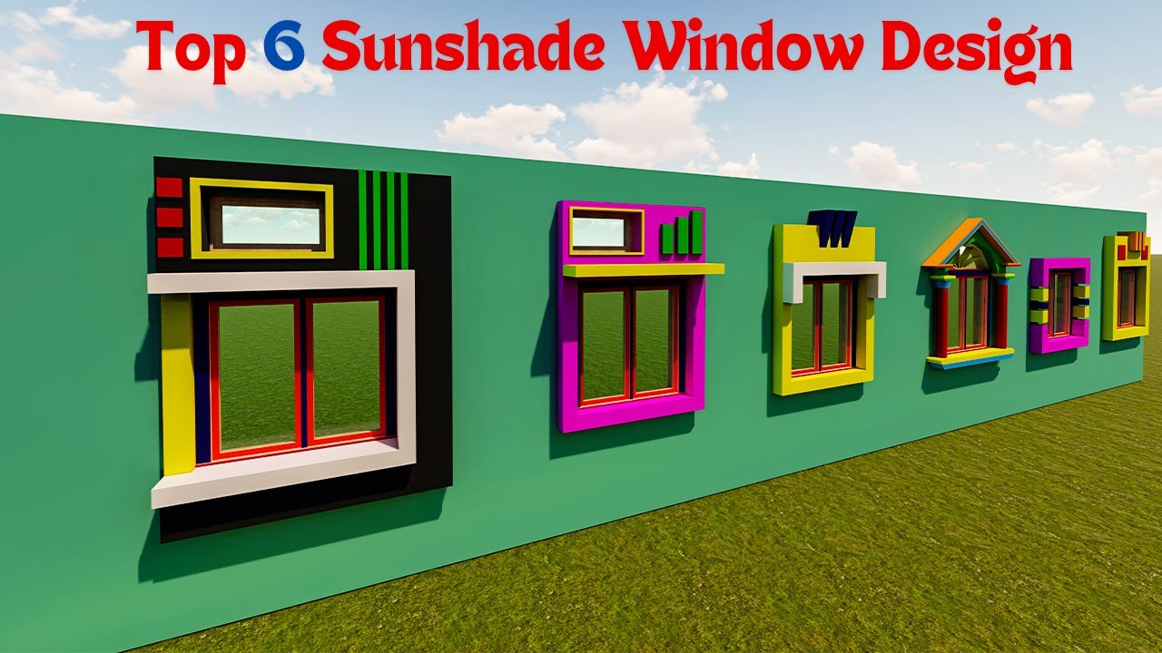 Top 6 Sunshade Window Deisgn For House | Jalana Deisgn | Window Chajja ...