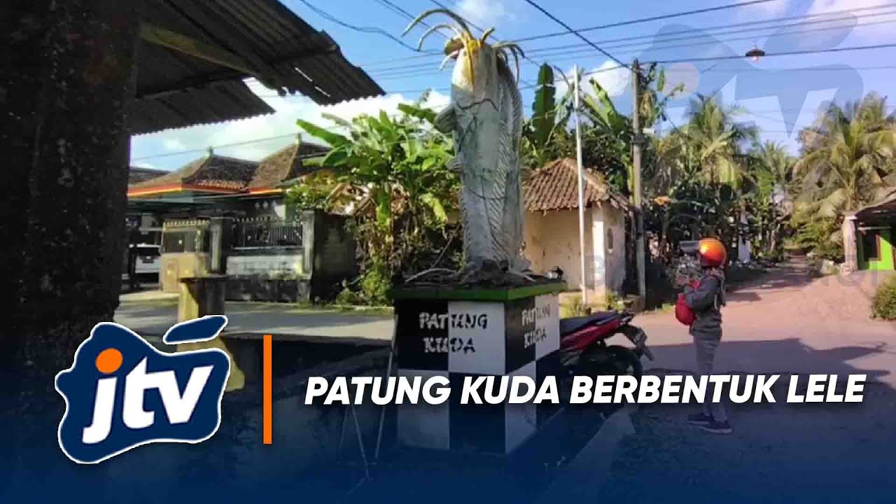KAMPUNG SERIBU PATUNG, PATUNG KUDA BERBENTUK LELE - YouTube