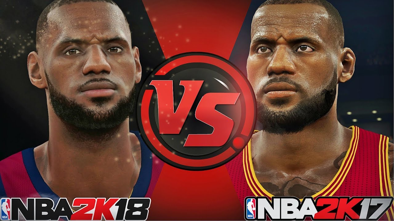 NBA 2K18 vs NBA 2K17 Screen Shots & Trailer Comparison - YouTube