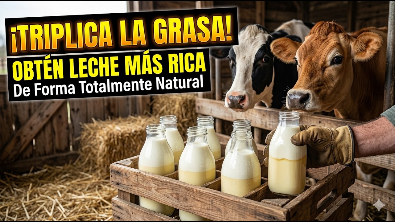 Como triplicar la grasa en la leche de tus vacas lecheras de forma ...