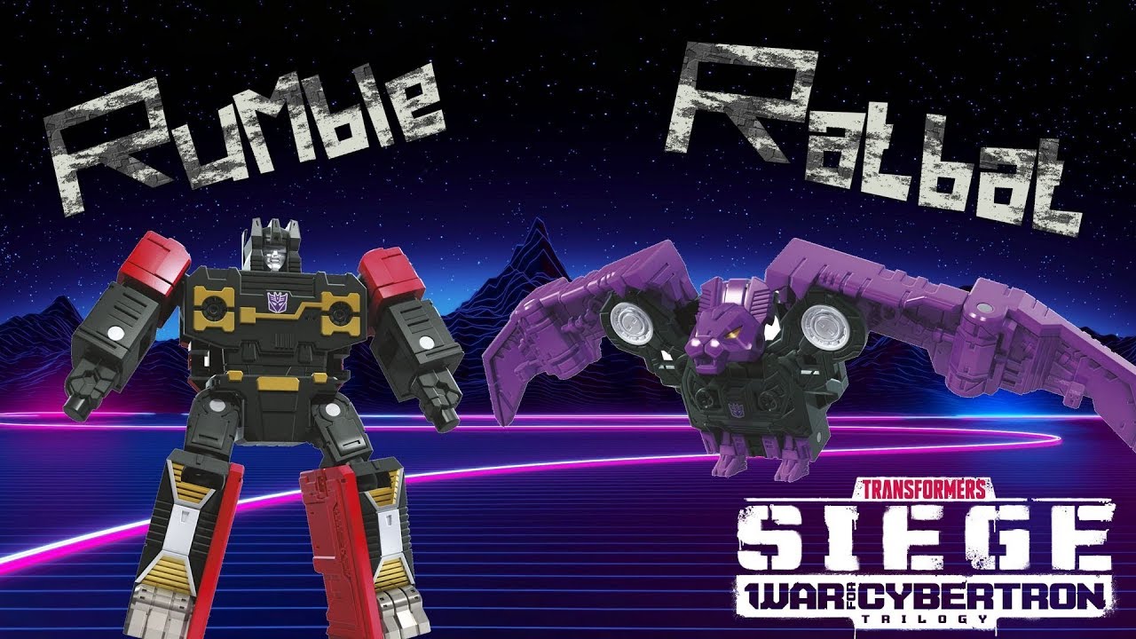 Transformers: Siege - DECEPTICON RUMBLE & RATBAT - YouTube