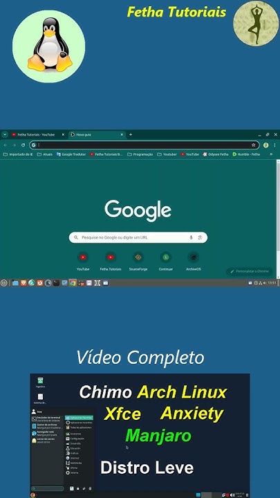 Nova Distro Chimo Linux Manjaro - YouTube