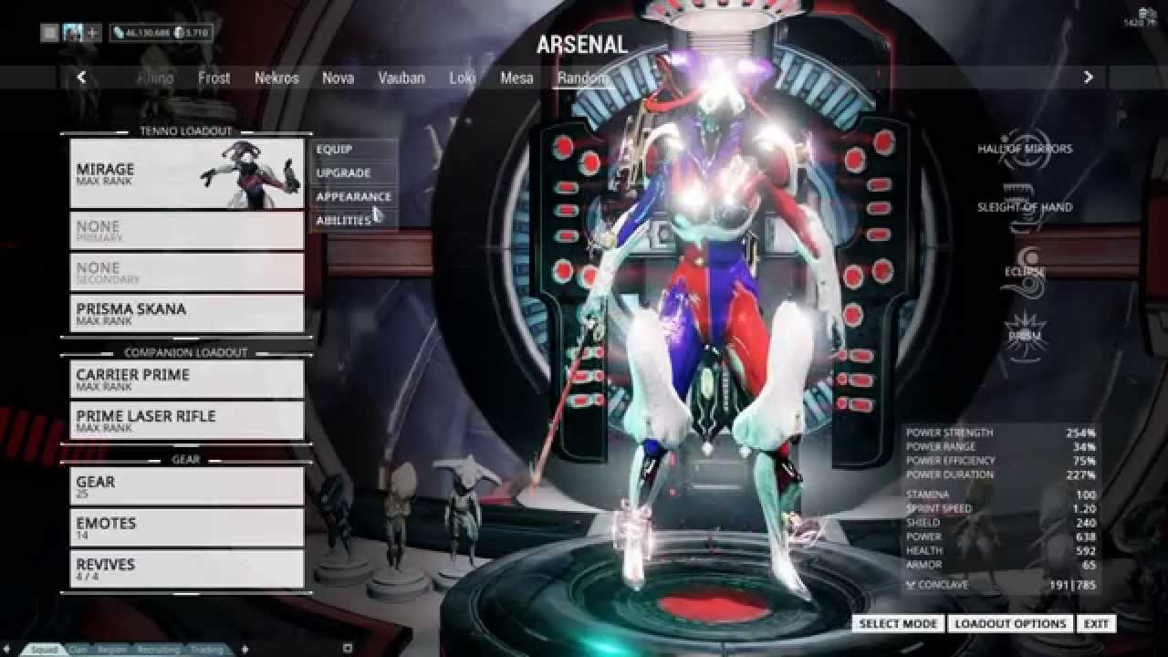 LancelotGray's Warframe color scheme update 2 - YouTube