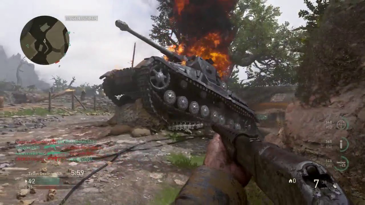 CALL OF DUTY WW2: Trench gun is back and better than ever - YouTube