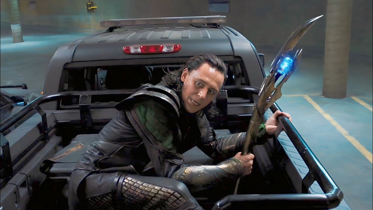 The Avengers (2012) - Loki Escaping With Tesseract Scene - YouTube