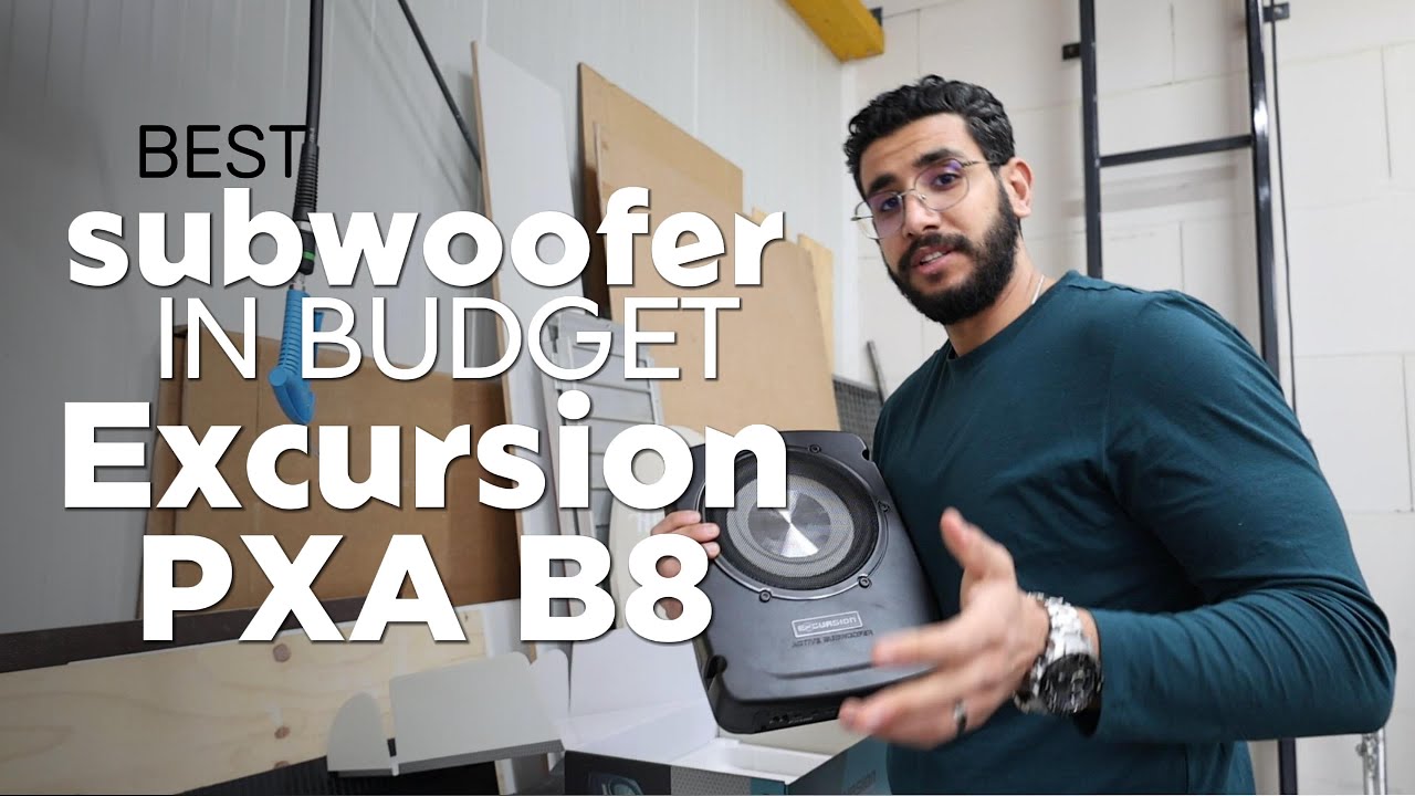 Best Subwoofer In Budget EXCURION PXA B8 Under seat in BMW Z3 upgrade sound system - YouTube