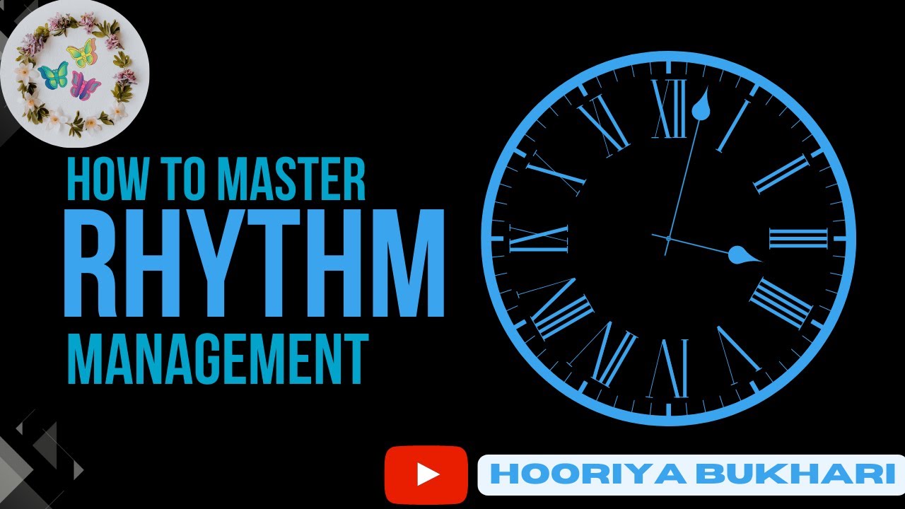 The Real Rhythm Management Clock | Time Management - YouTube