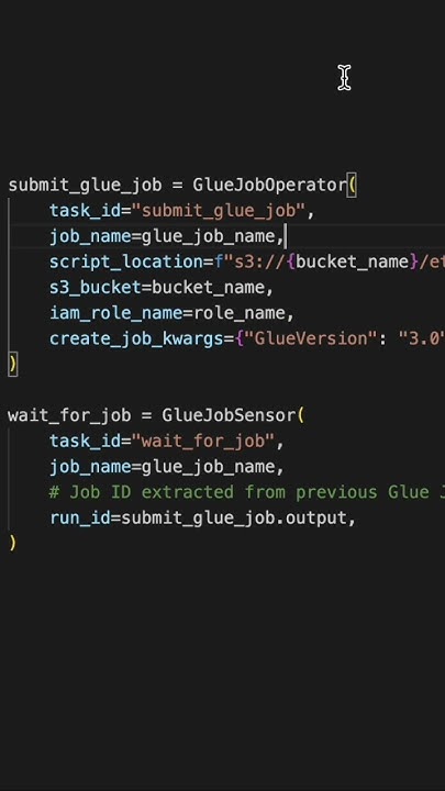 How to Run AWS Glue Jobs using Airflow! - YouTube
