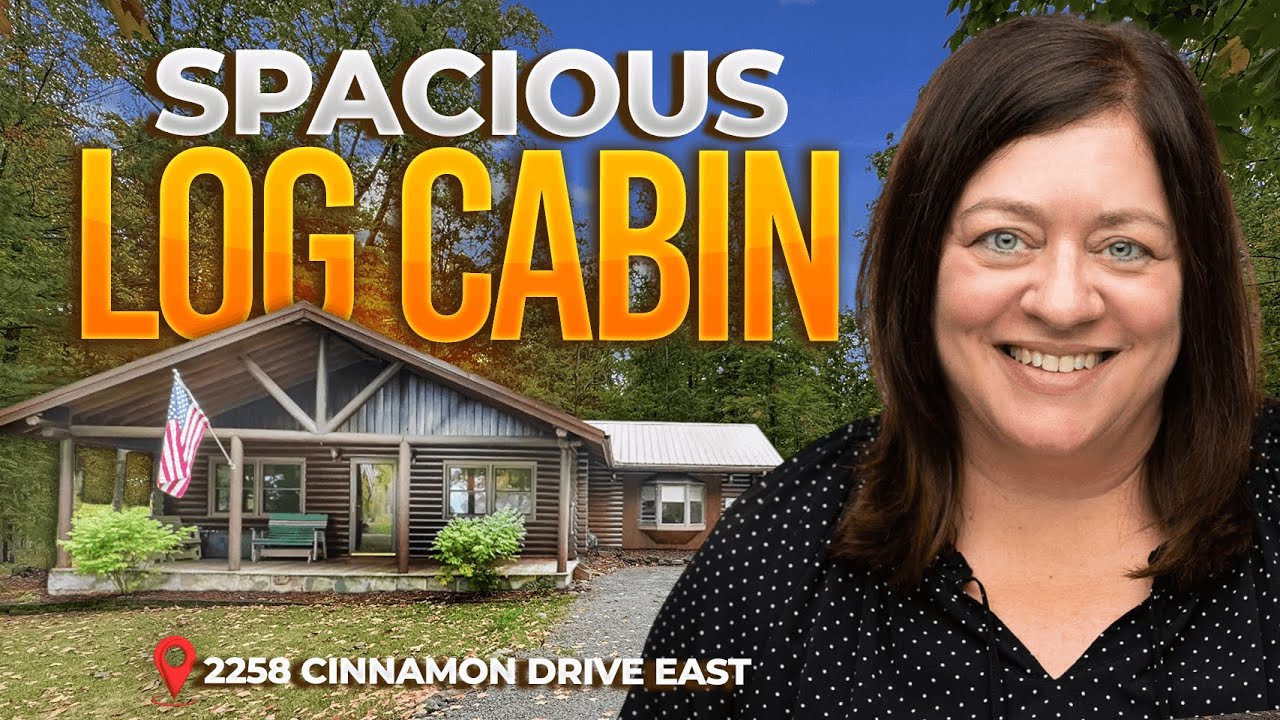 From Logs to Luxury: The Ultimate Log Cabin Garage & Home Tour - YouTube