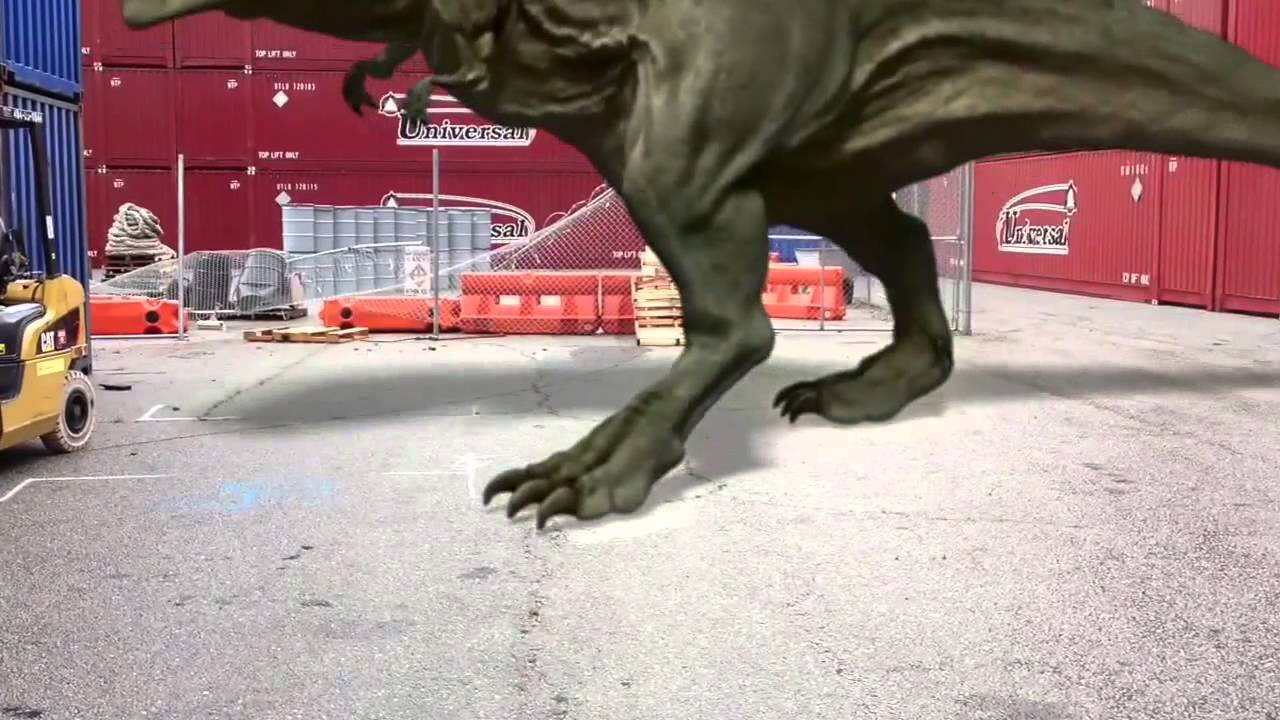 Free Stock Footage Container Yard T-Rex - YouTube